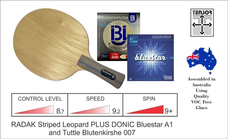 RADAK R2P Striped Leopard Plus +Bluestar A1 + 007 Blue Sponge