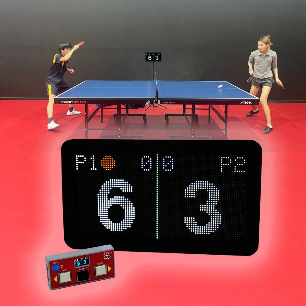 Table Tennis Electronic Scoreboard - TTProScorer - Just Table Tennis